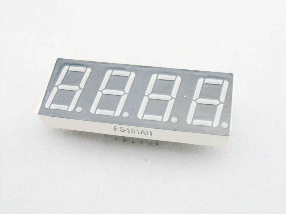 OpenHacks | Open Source Hardware | Productos | Display de 4 dígitos de cátodo común (Rojo)