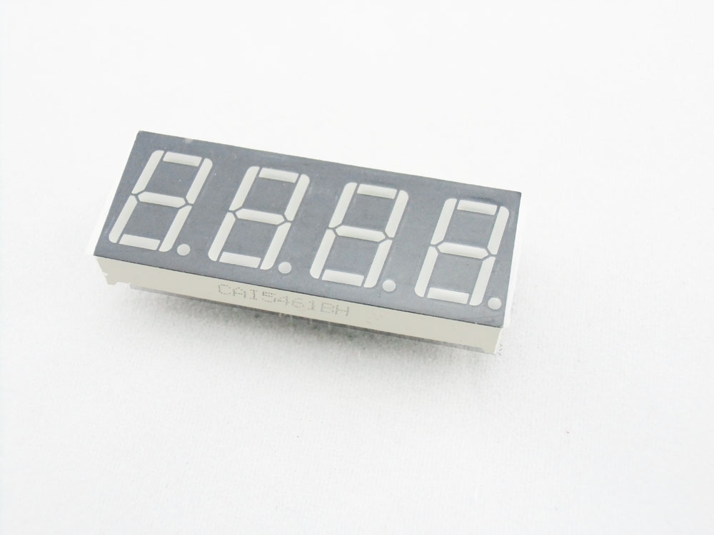 OpenHacks | Open Source Hardware | Productos | Display de 4 dígitos de ánodo común (Rojo)