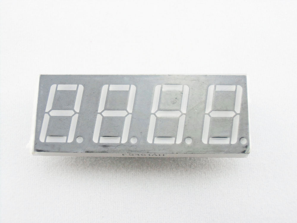 OpenHacks | Open Source Hardware | Productos | Display de 4 dígitos de cátodo común (Rojo)