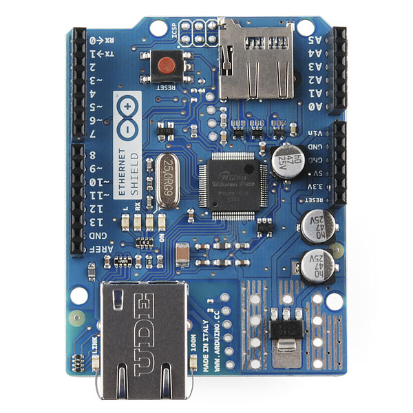 OpenHacks | Open Source Hardware | Productos | Arduino Ethernet Shield