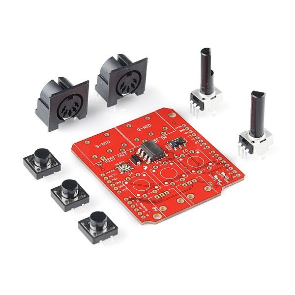 Openhacks Open Source Hardware Productos Midi Shield Kit